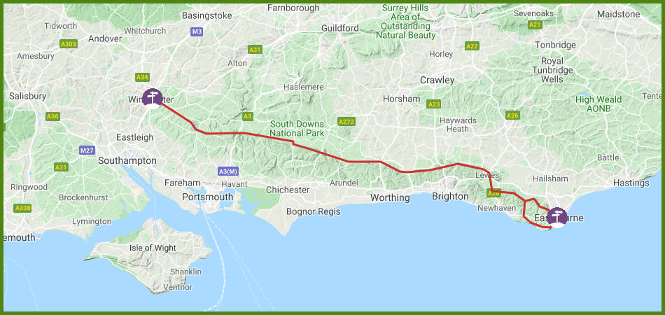 South Downs Way Map